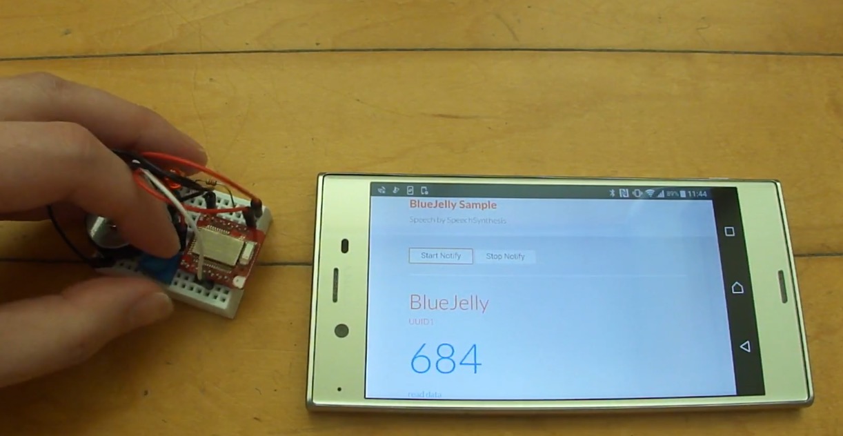 Make: Japan | Web Bluetooth API経由でセンサデータを音声合成読み上げ